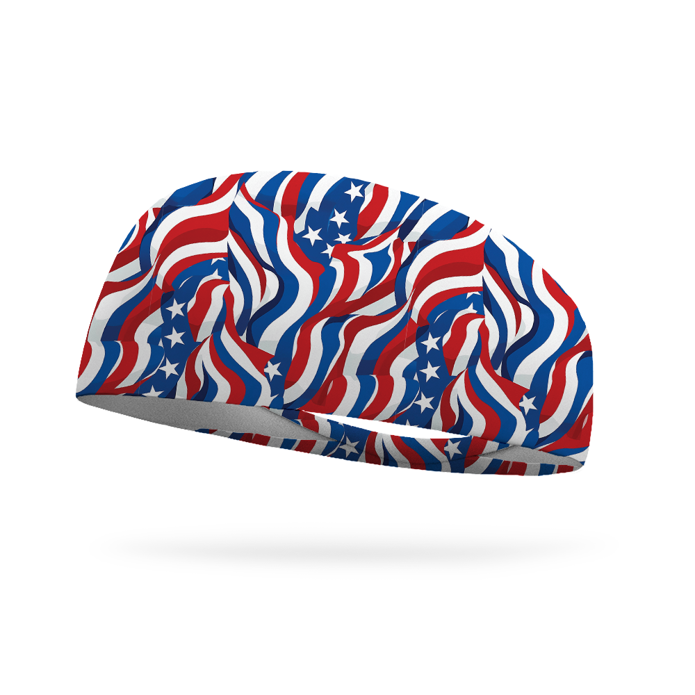 Flag Ripple Wicking Headband – Bondi Band